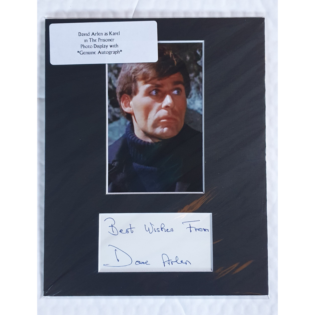 DAVID ARLEN SIGNED DISPLAY - The Prisoner Village Shop